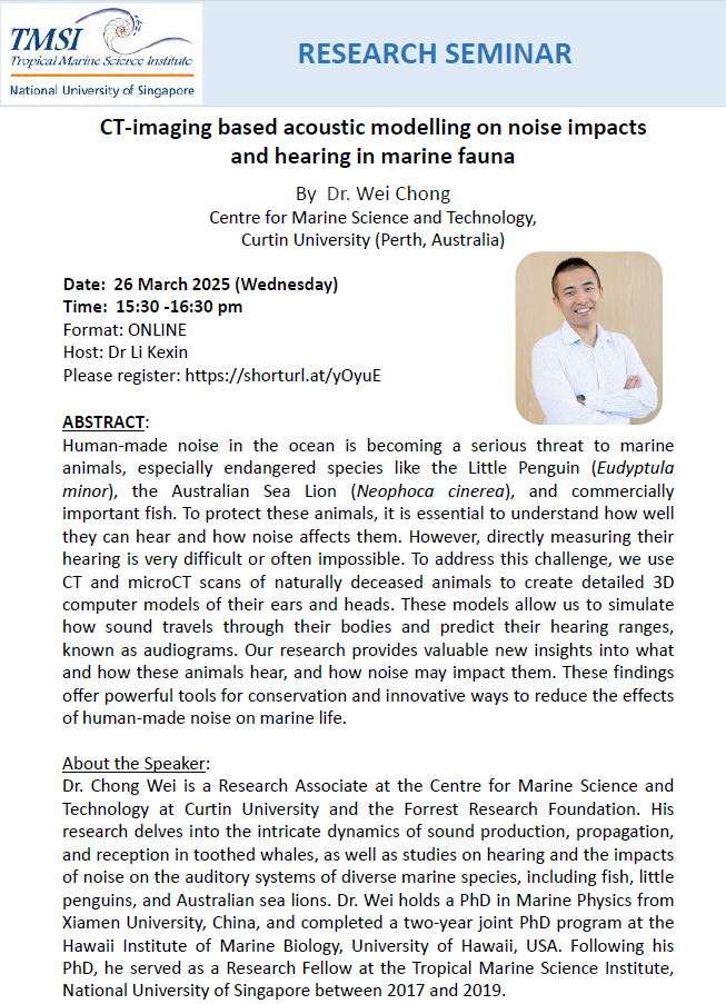 TMSI Seminar Series: March 2025 - TMSI